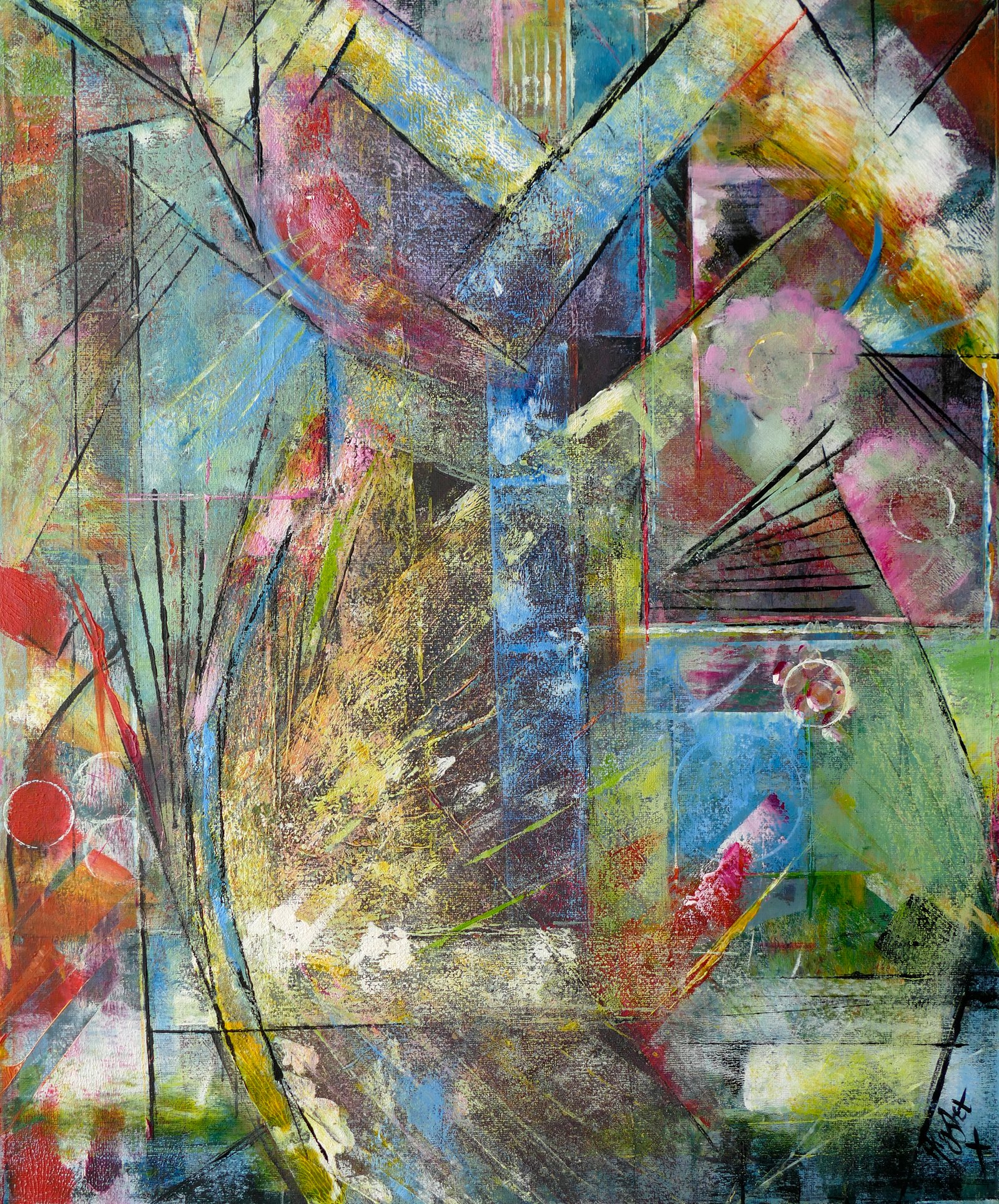 Abstract | Paintings of Dancers | Figurative Art | Stylised Portraits ...